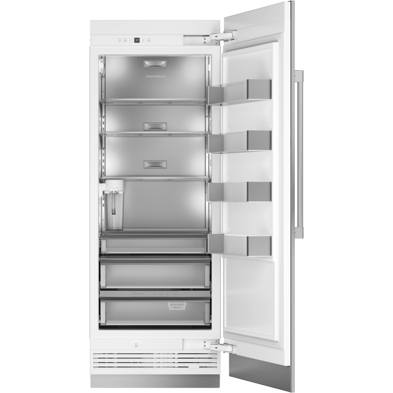 Column Monogram 30" Fully Integrated Column Freezer, paneleable