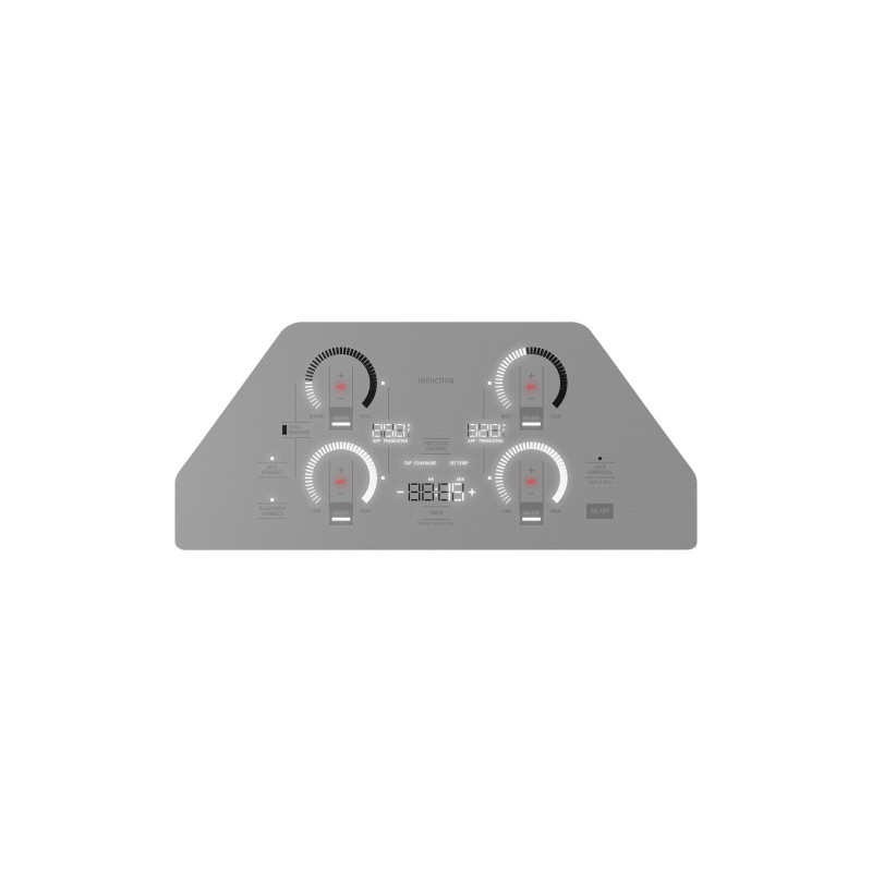 Parrilla Ge Monogram Eléctrica 30" Inducción (5R) Silver Wifi Y ...