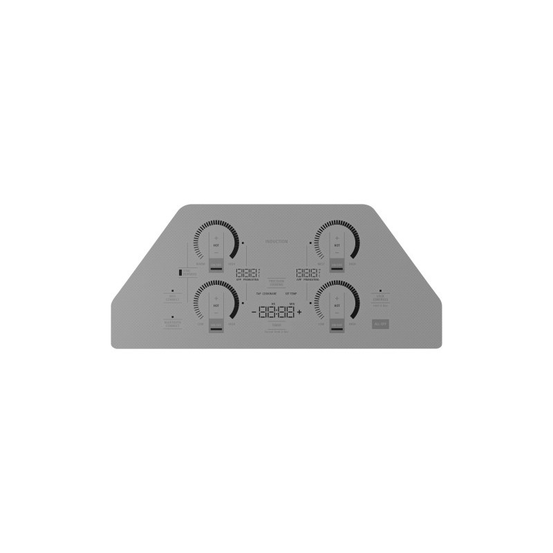 Parrilla Ge Monogram Eléctrica 30" Inducción (5R) Silver Wifi Y ...