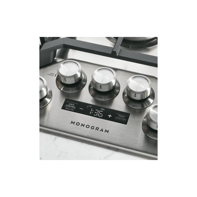 Parrilla Ge Monogram Gas 36" (5Q) Acero Inoxidable