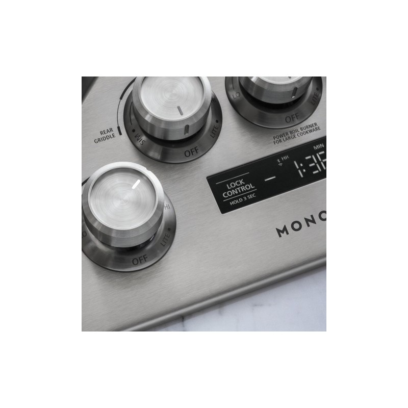 Parrilla Ge Monogram Gas 36" (5Q) Acero Inoxidable