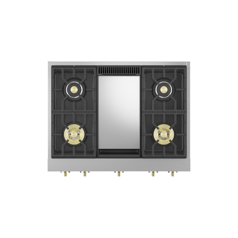 Range Top Ge Monogram Gas 36" (5Q) Acero Inoxidable