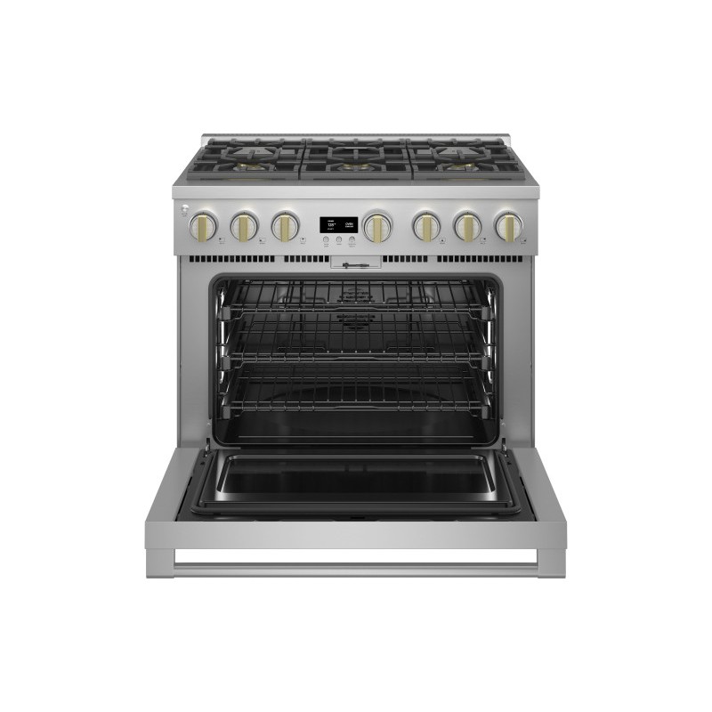 Cocina Ge Monogram Dual Fuel 36" 6Q Acero Inoxidable